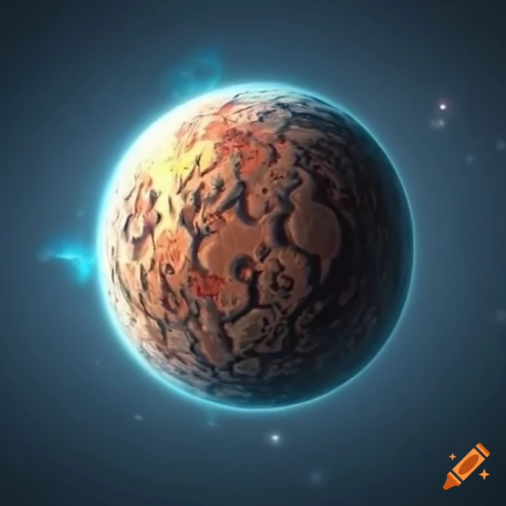 Two spheres size comparison on Craiyon