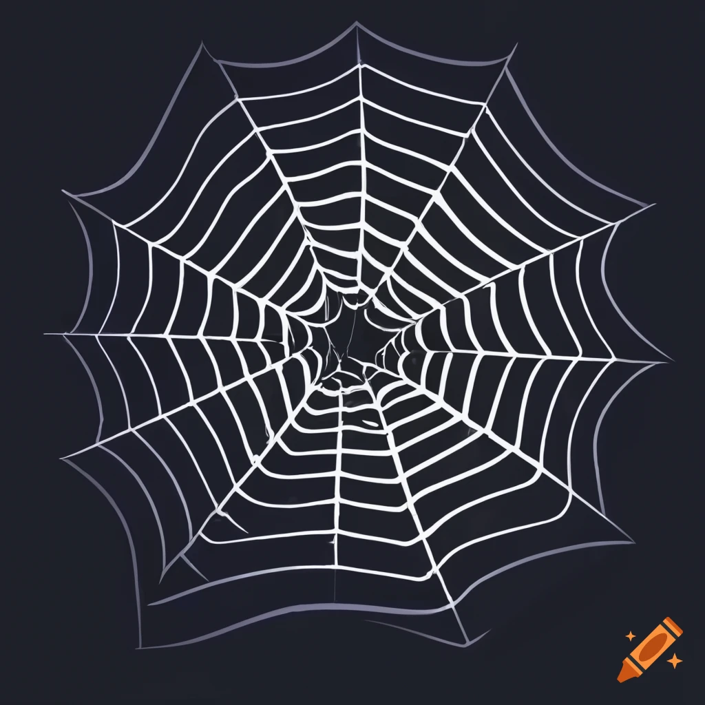 Geometric interconnected lines in a minimalist spider web design on Craiyon