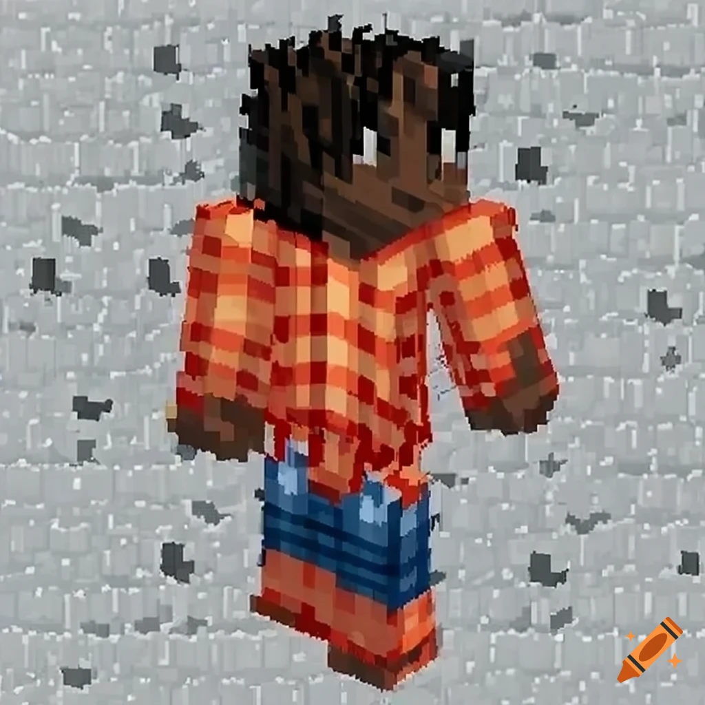 Chief keef character in minecraft skin style on Craiyon