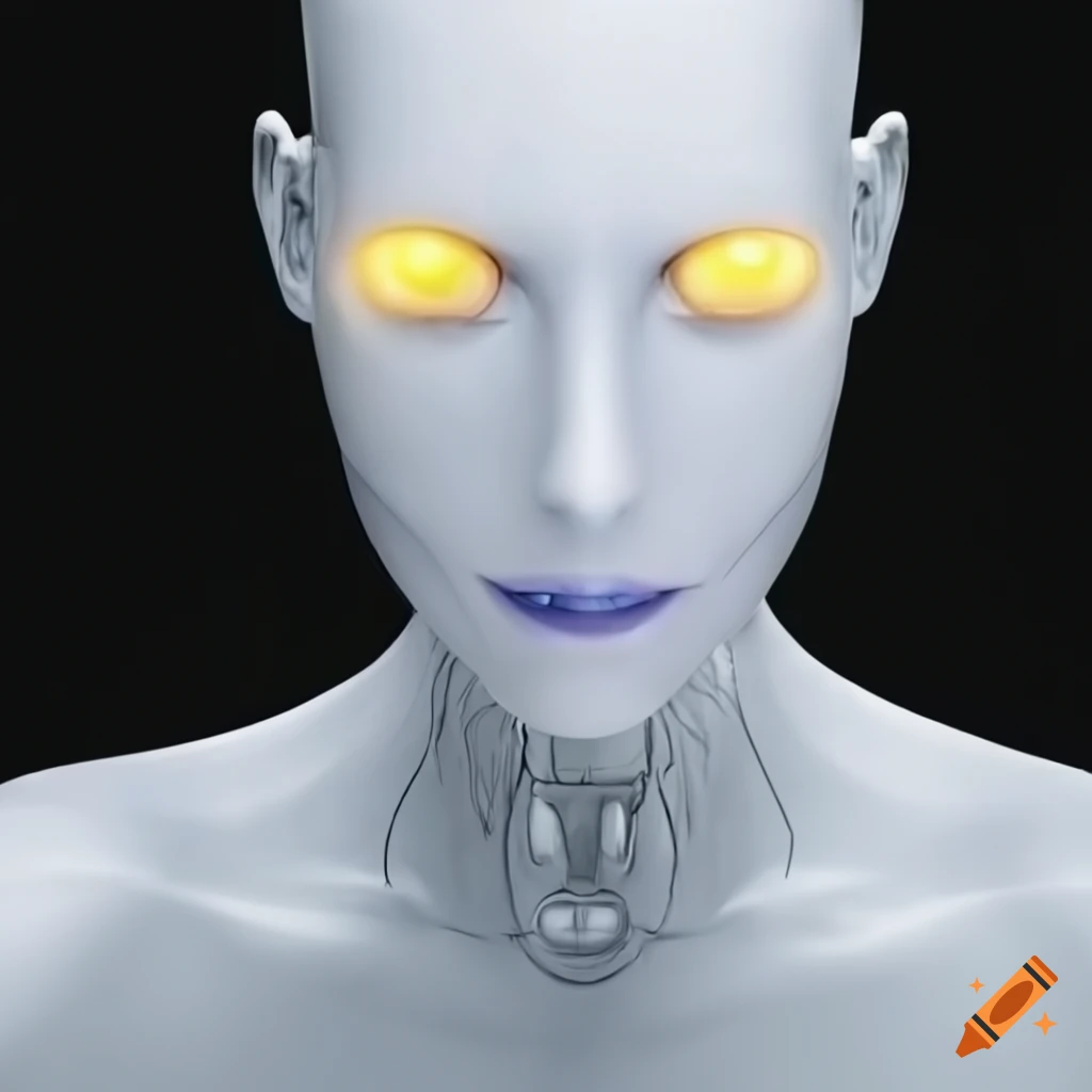 Humanoid figure on Craiyon