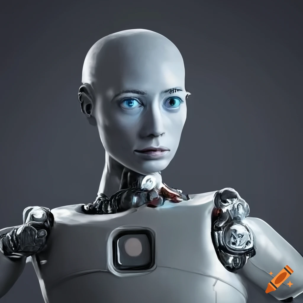 Humanoid character on Craiyon