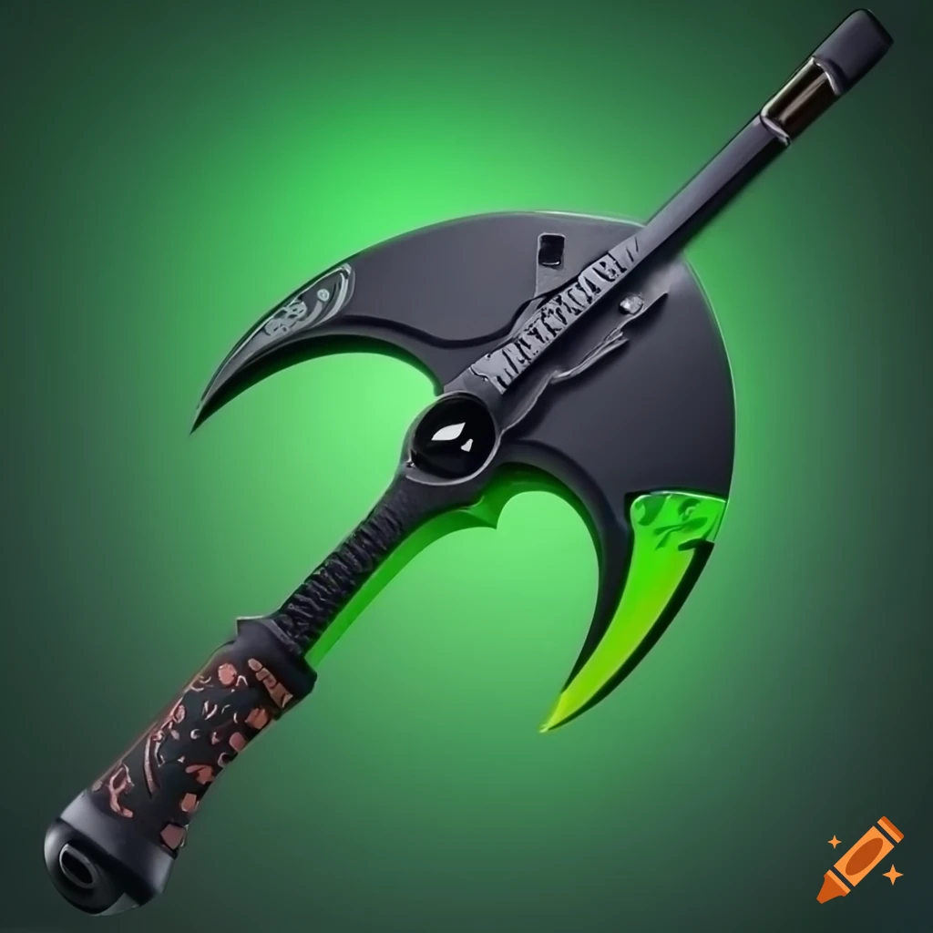 PyCharm Pro logo on a scythe blade in green, yellow, black colors on ...