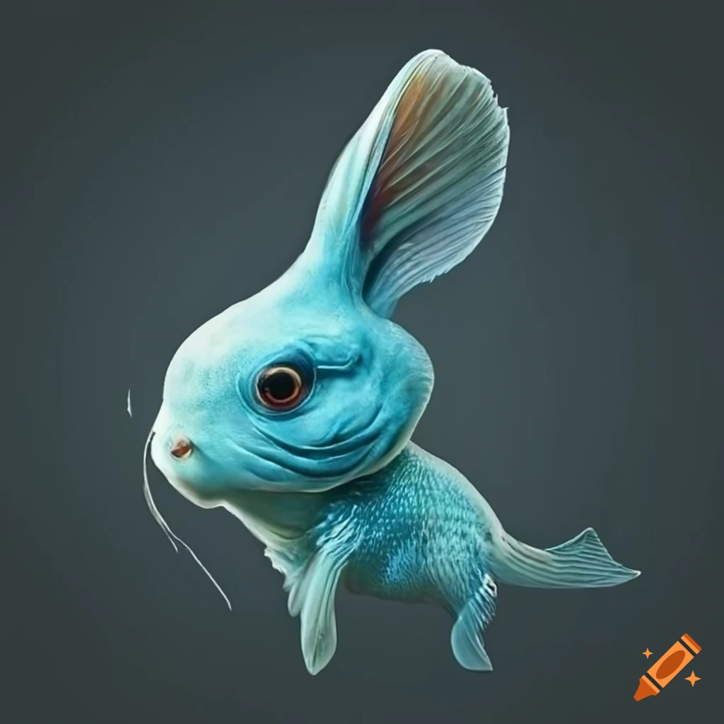 Bunny fish creature on Craiyon