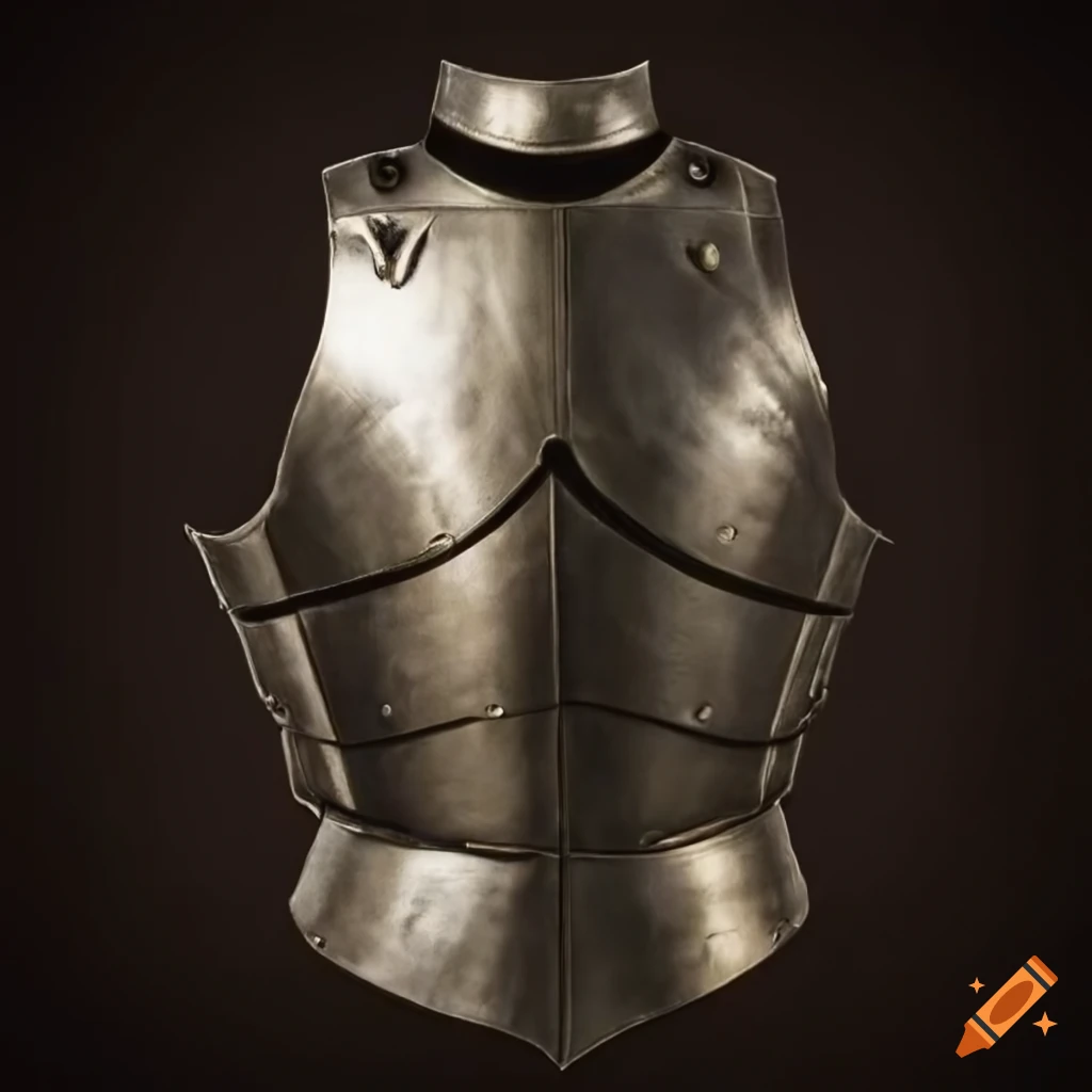 Medieval chestplate armor on Craiyon