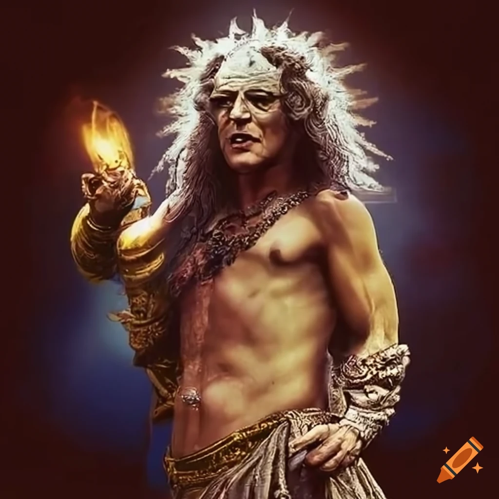 Ronnie james dio depicted as a greek god on Craiyon