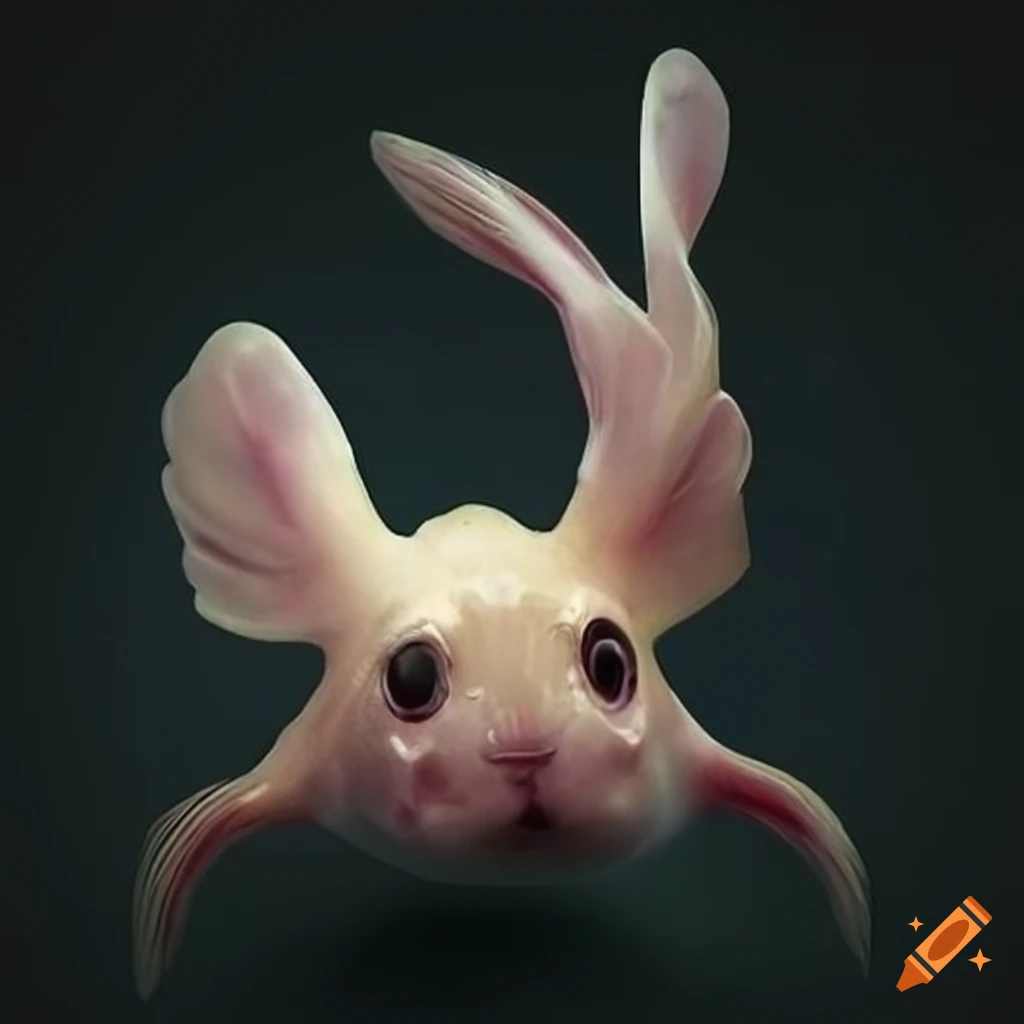 Bunny fish creature on Craiyon