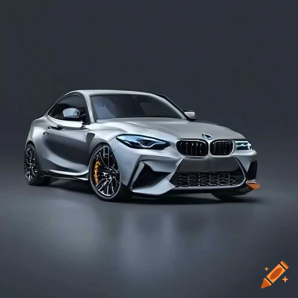 Bmw m2 2023 in matte grey color on Craiyon
