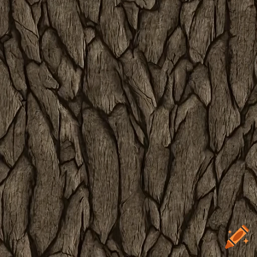 Seamless brown bark texture on Craiyon