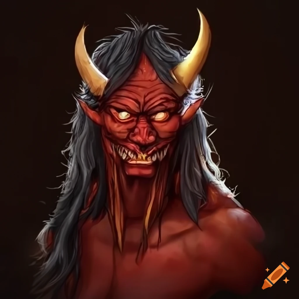 Asian oni on Craiyon