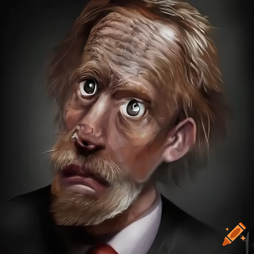 Illustration of jordan peterson depicted as a rat on Craiyon