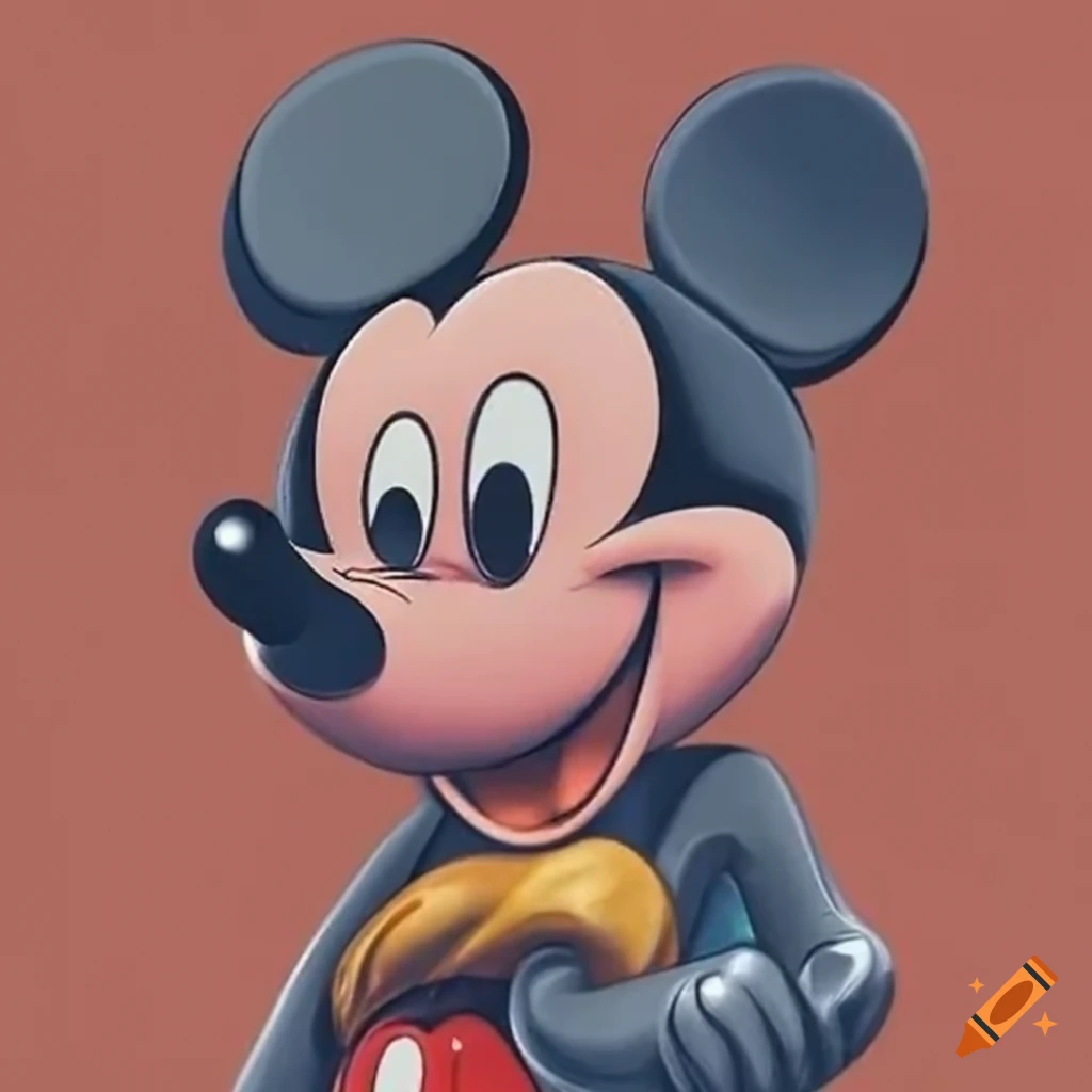 Mickey mouse character on Craiyon
