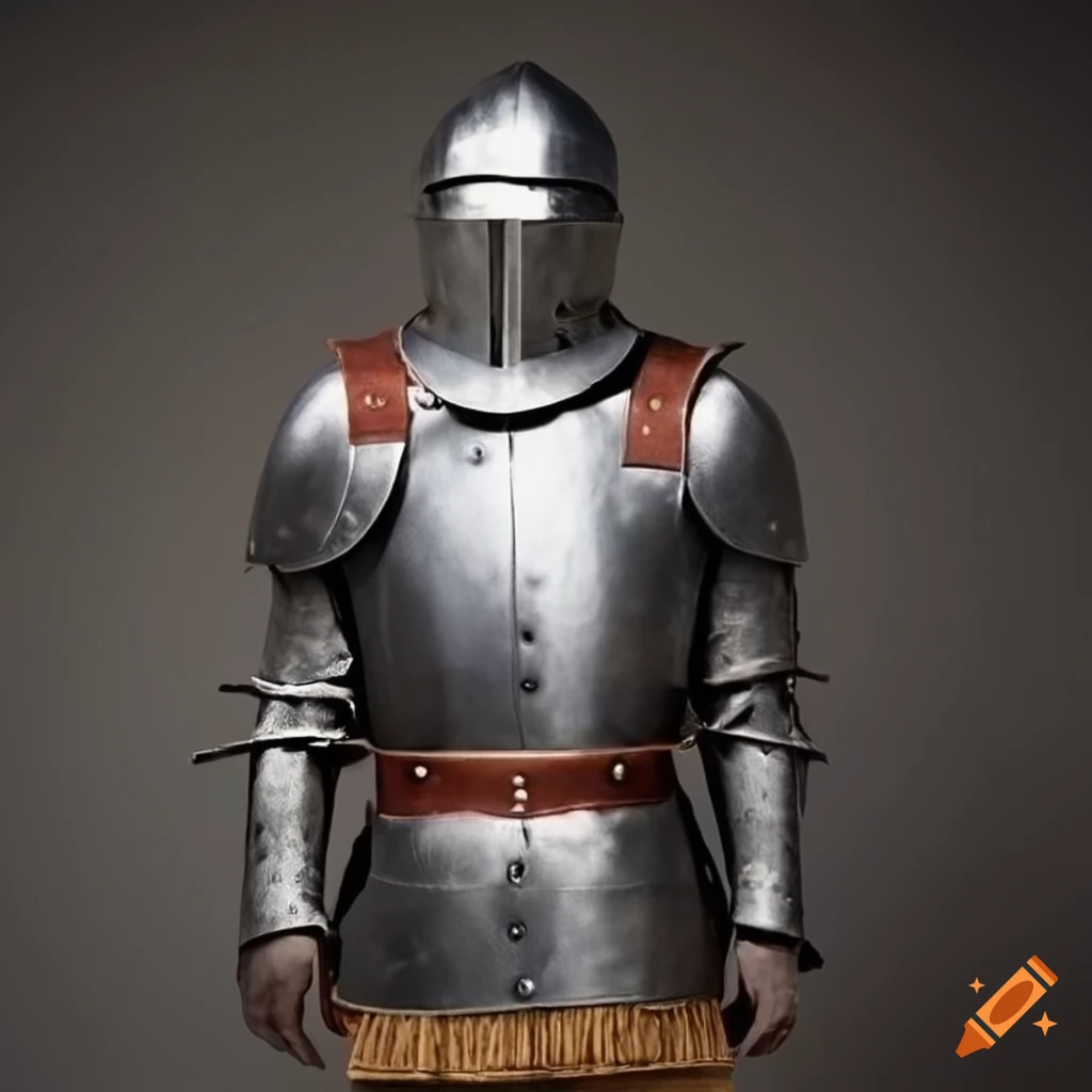 Medieval chestplate armor on Craiyon