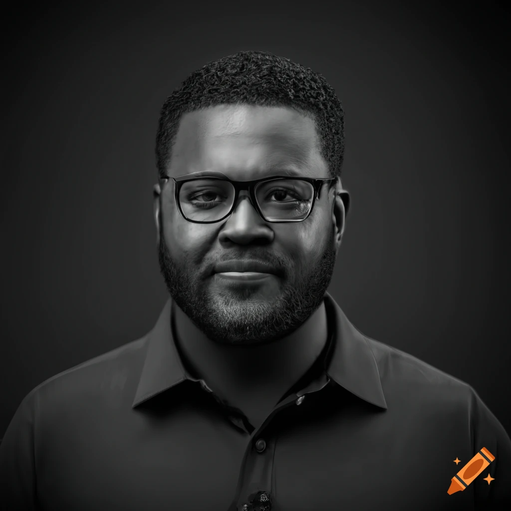 Profile picture with dark silhouette and white shield in simple graphic ...