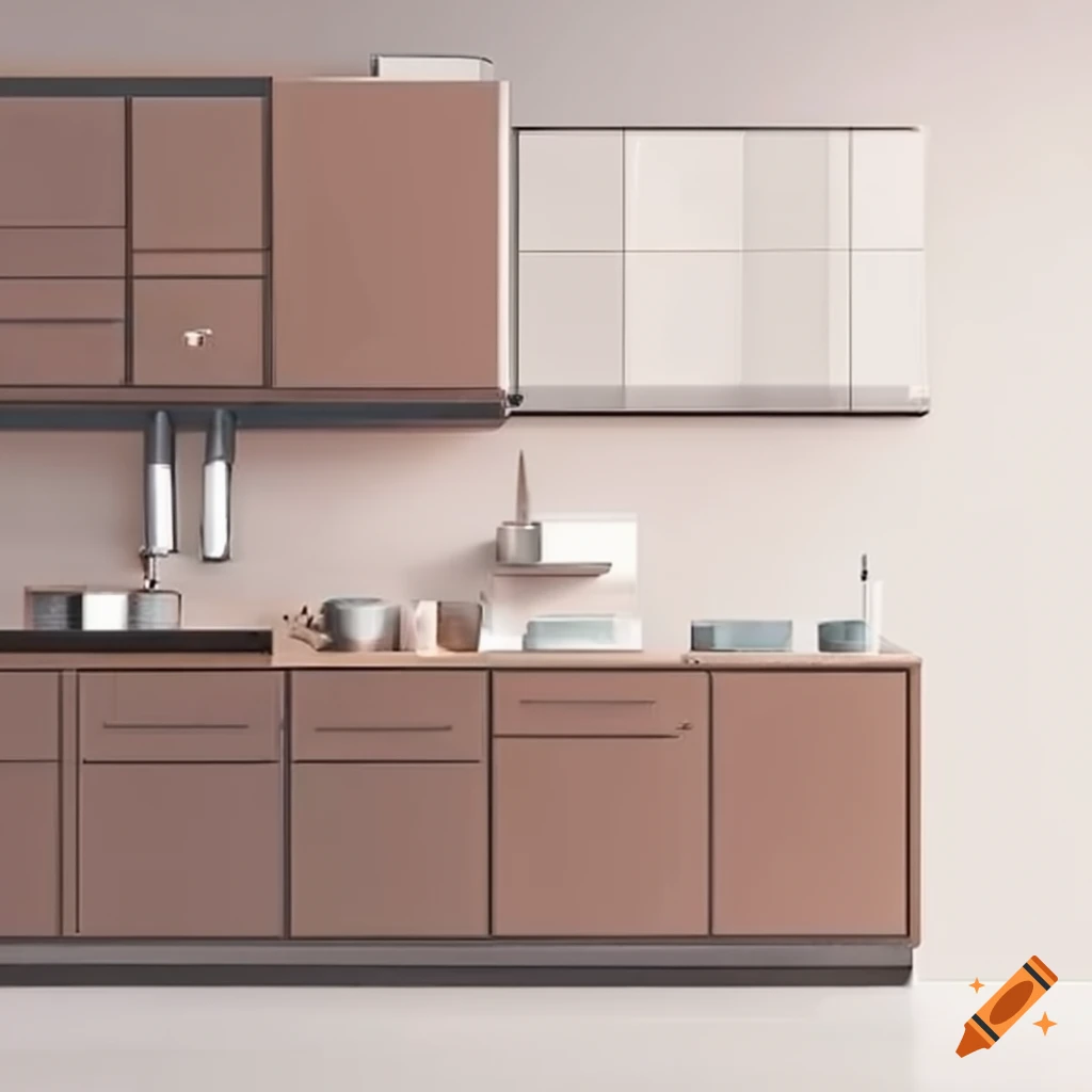 Hardware store with modular kitchen fittings on Craiyon