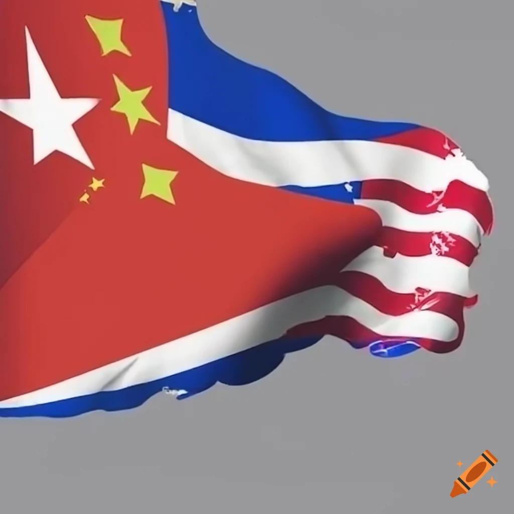 Flags of china, usa, and cuba together on Craiyon