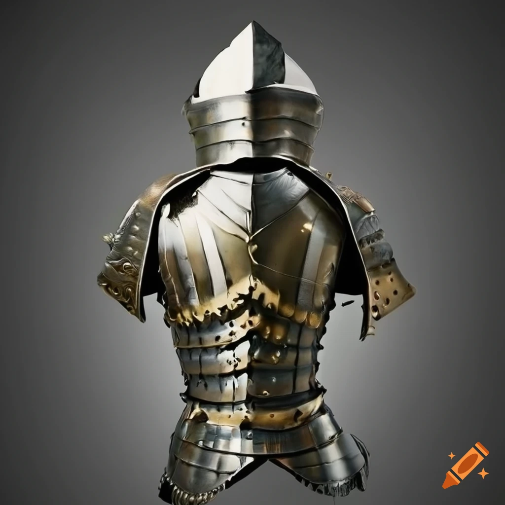 Medieval gauntlet armor on Craiyon