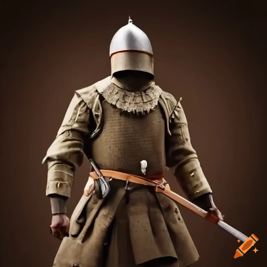 Medieval militia on Craiyon