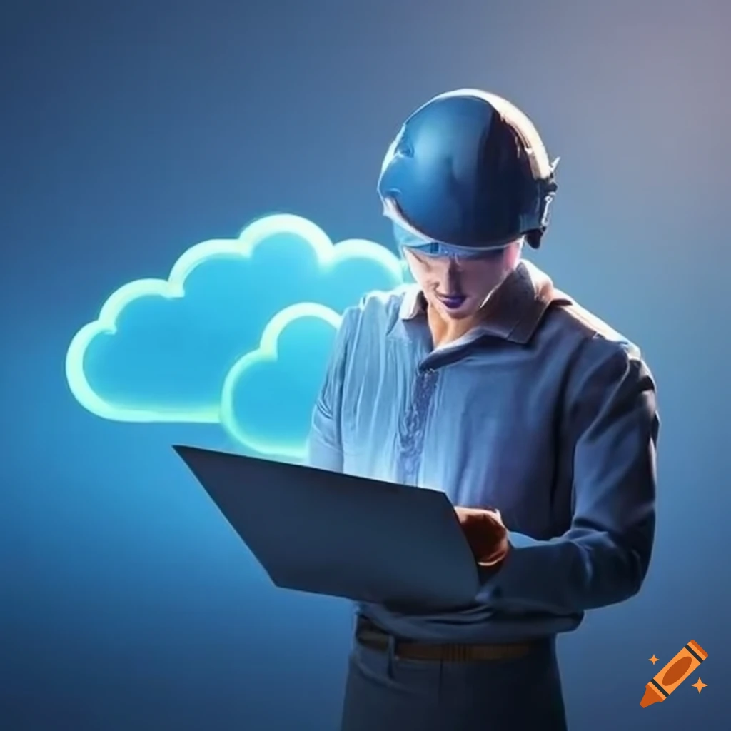 Cloud engineer on Craiyon