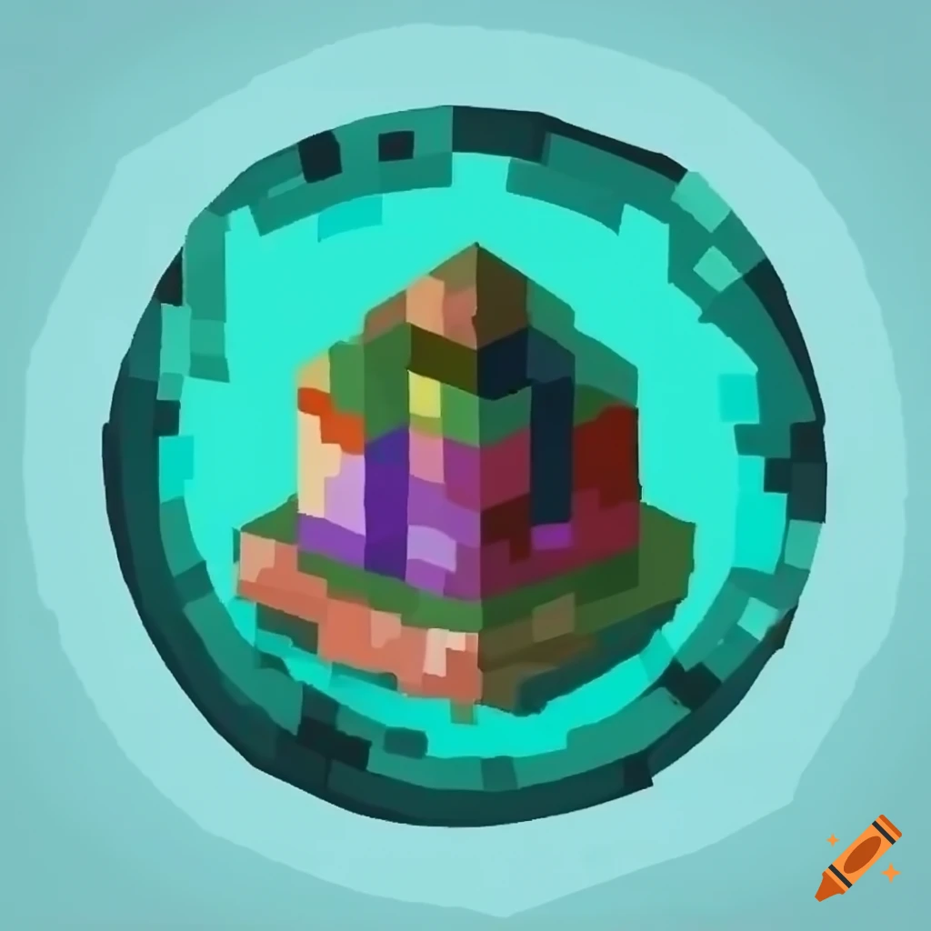 Echo hill logo for a minecraft server on Craiyon