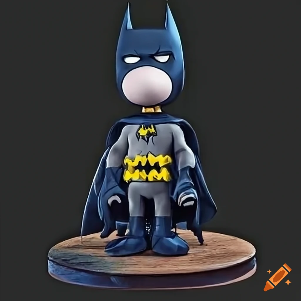 Adorable snoopy dressed as batman on Craiyon