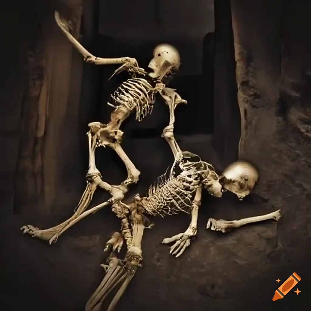 Falling roman soldiers in armor on Craiyon