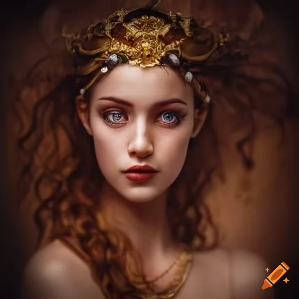 Goddess statue on Craiyon