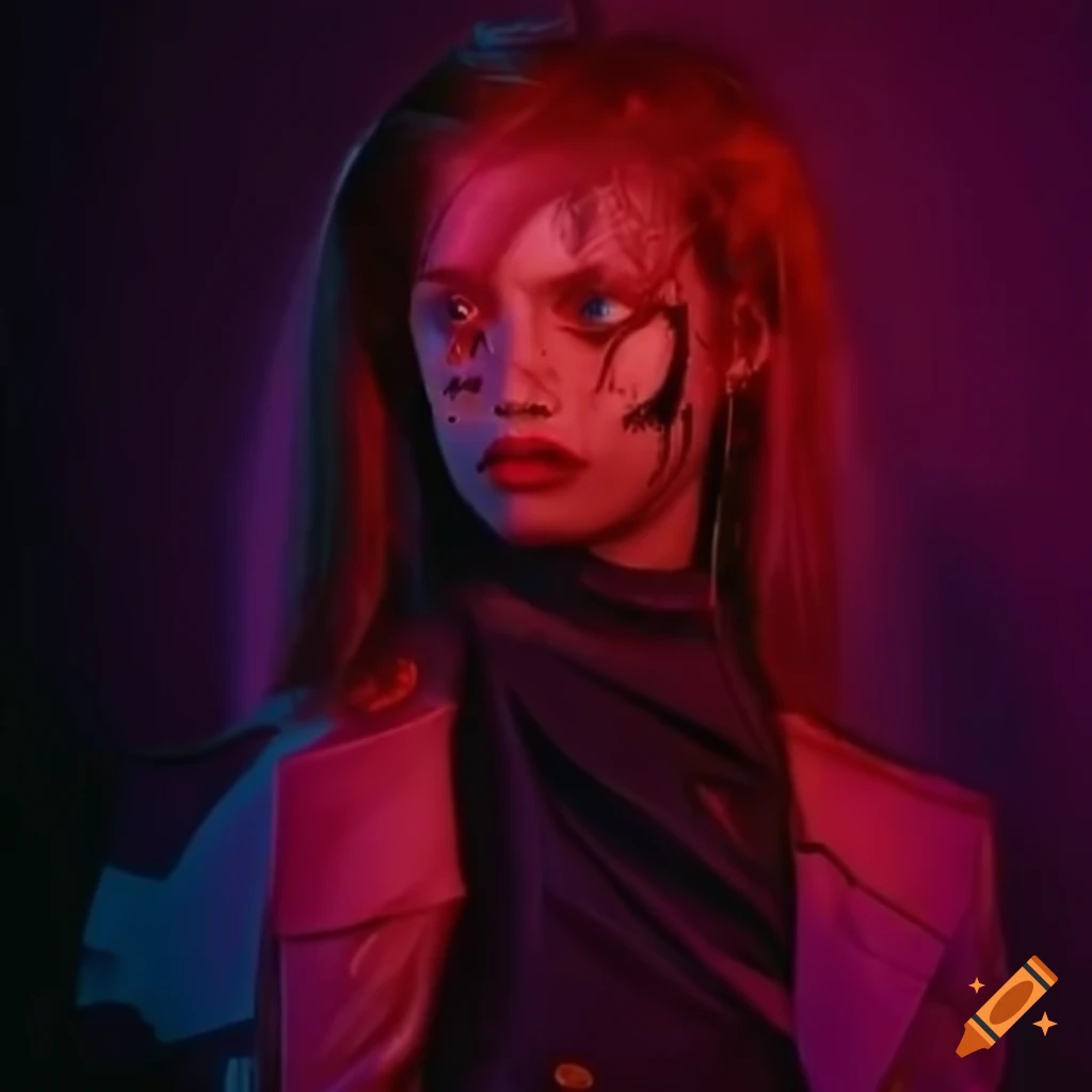 Cyberpunk android on Craiyon