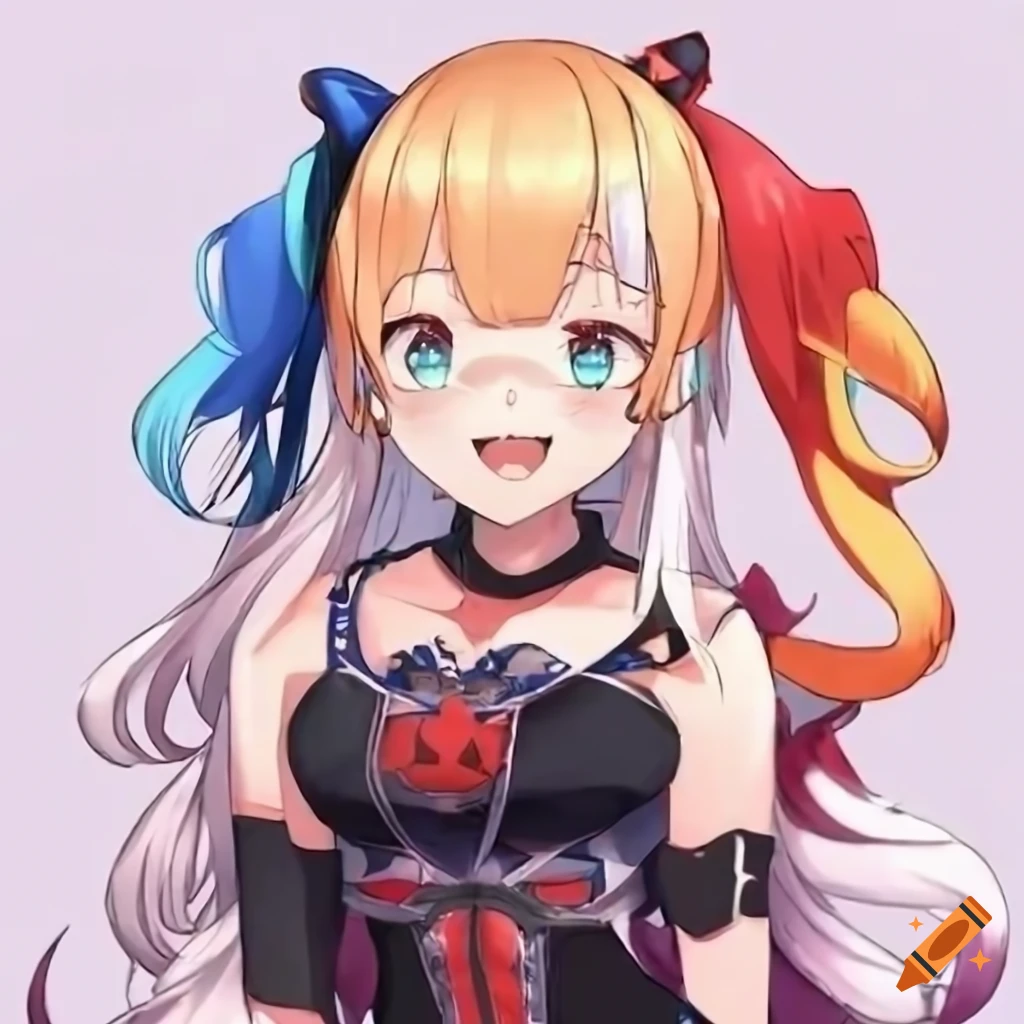 Hololive english anime hero team on Craiyon