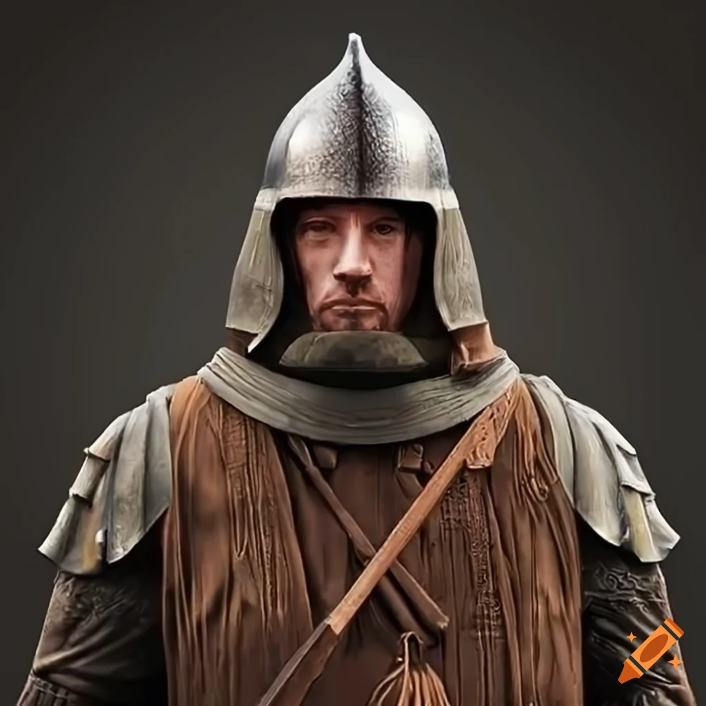 Medieval militia on Craiyon