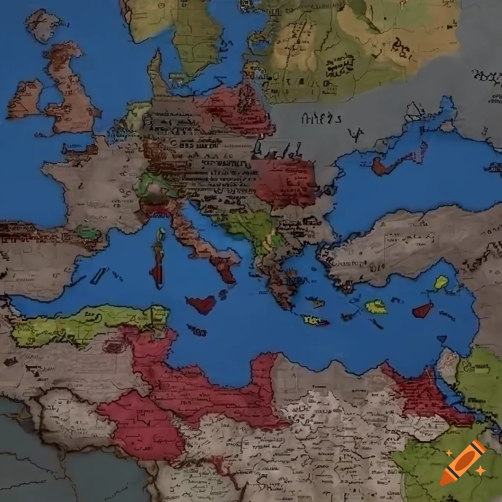 Europa Universalis 4 expanded gameplay screenshot on Craiyon