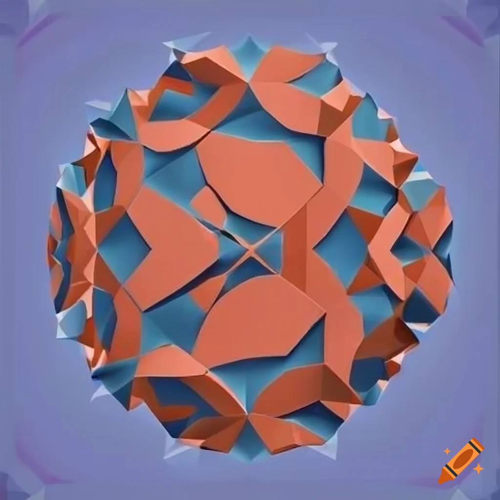 Tessellation of an 11-sided polygon on Craiyon