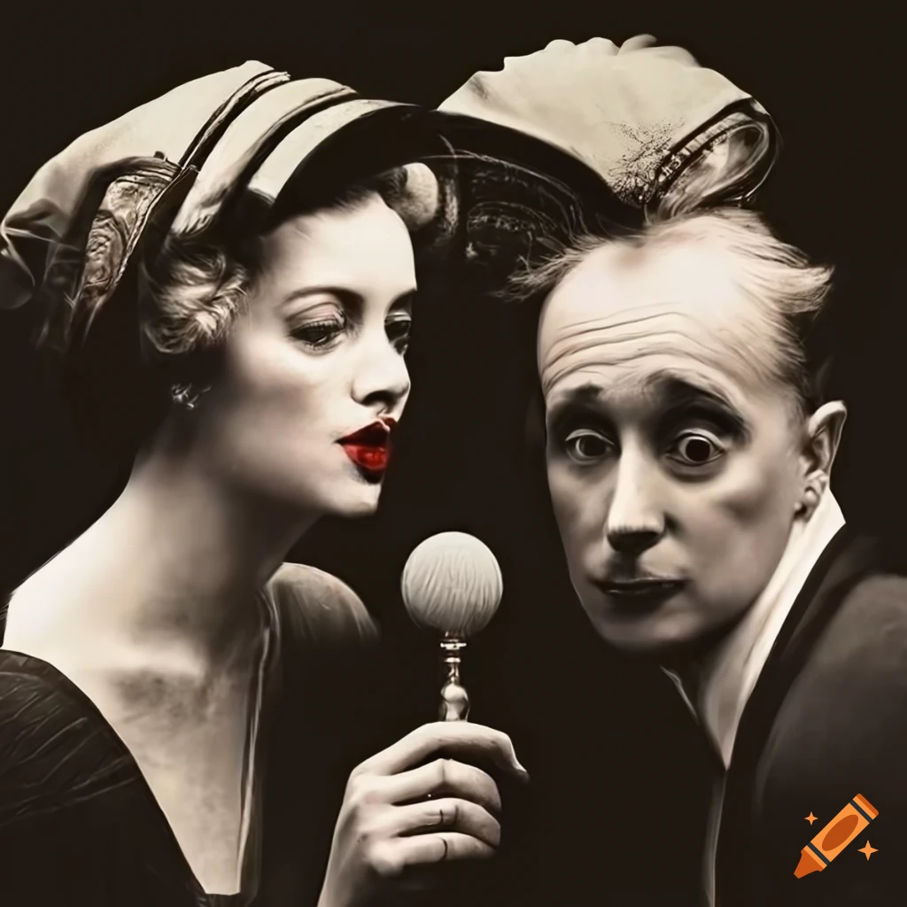 Vintage singing group poster on Craiyon