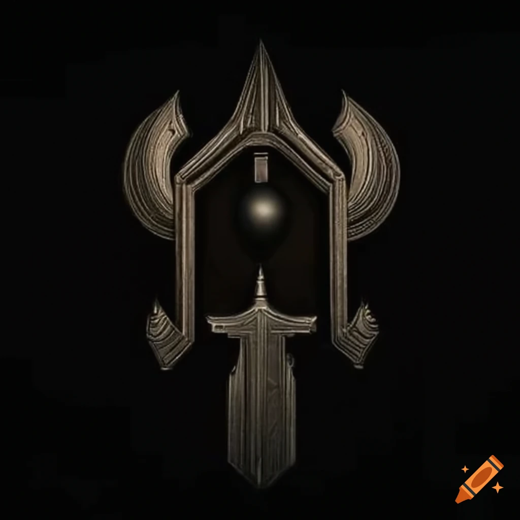 Stylized emblem of the elite organization pantheon on Craiyon