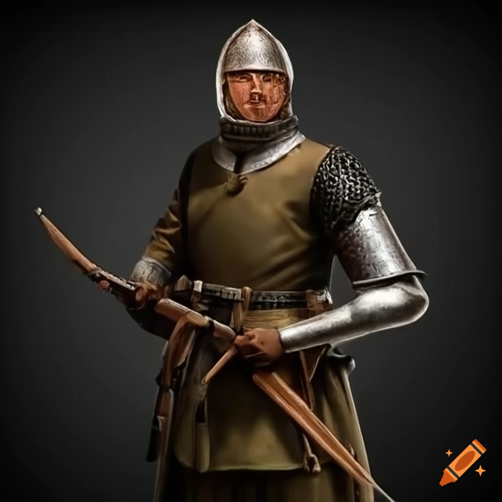 Medieval militia on Craiyon