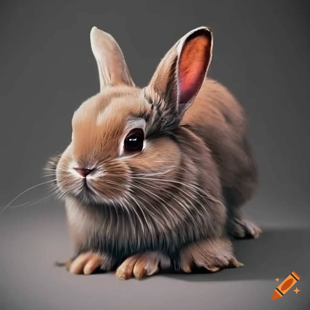 French for happy rabbit on Craiyon