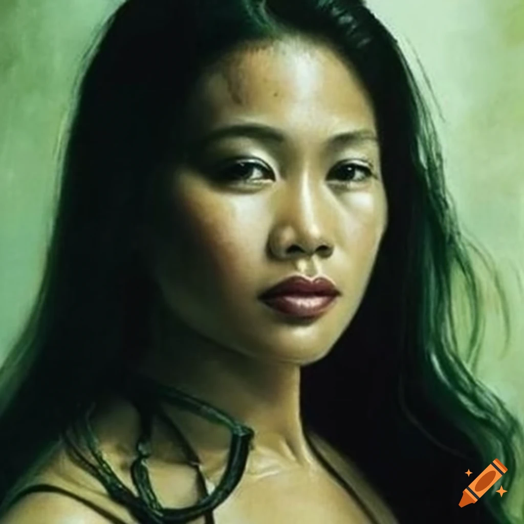 Hyperrealistic depiction of a filipina character inspired by the matrix ...