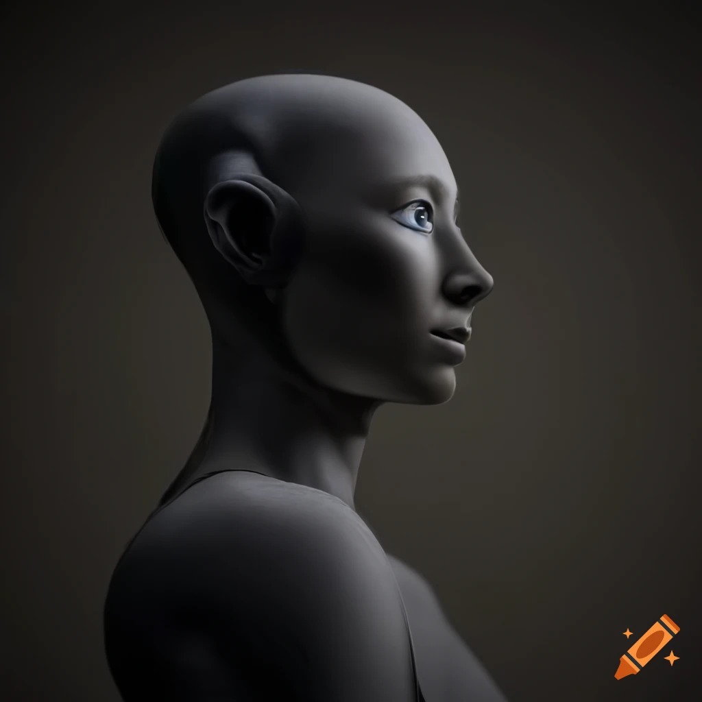 Humanoid character on Craiyon