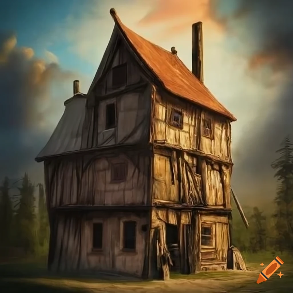 Medieval house on Craiyon