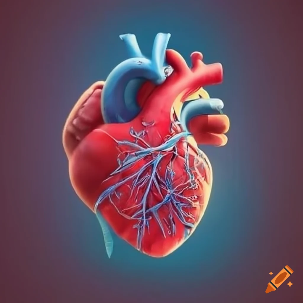 Heart-shaped building structure on Craiyon