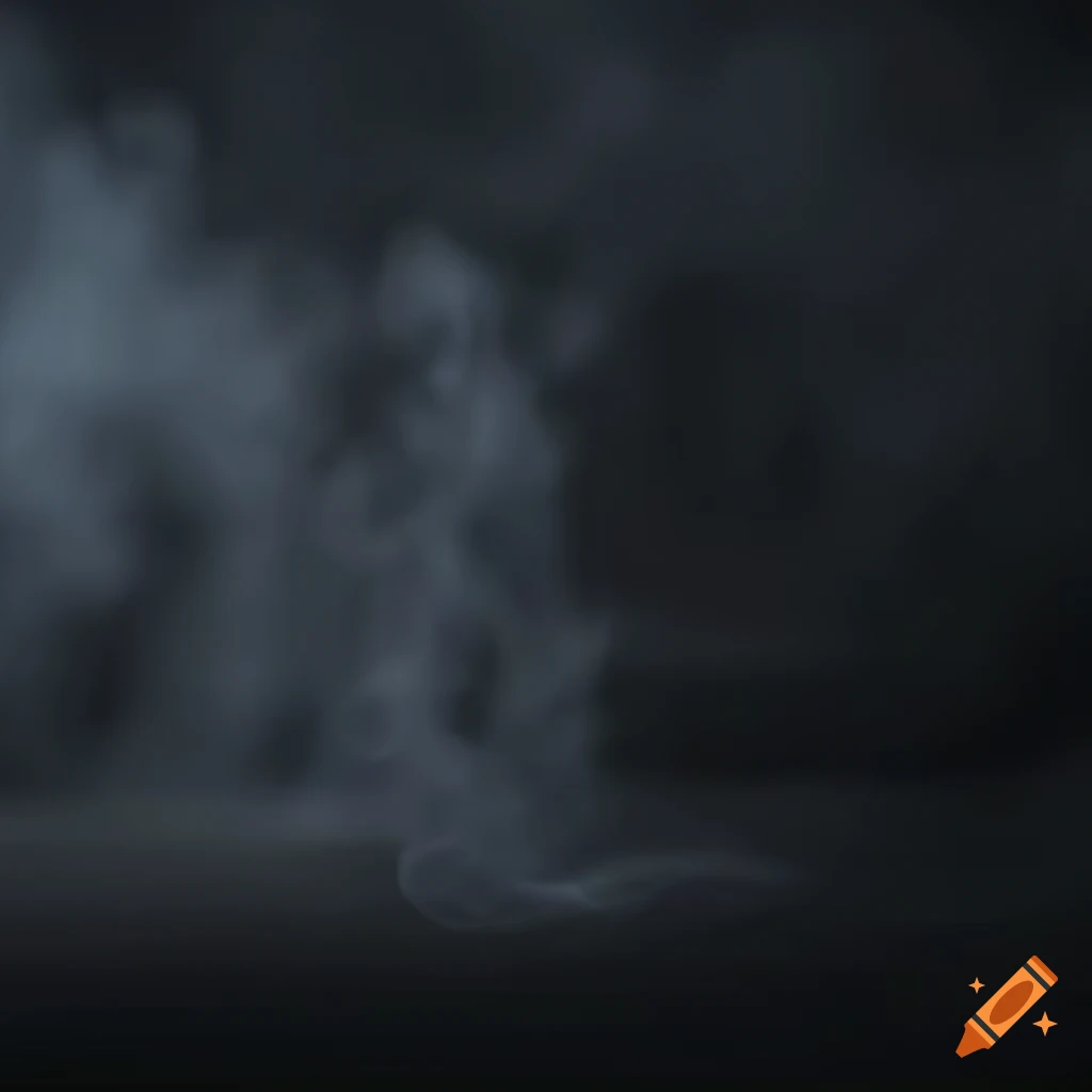 Smoke effect created with unreal engine 5 on grey background on Craiyon