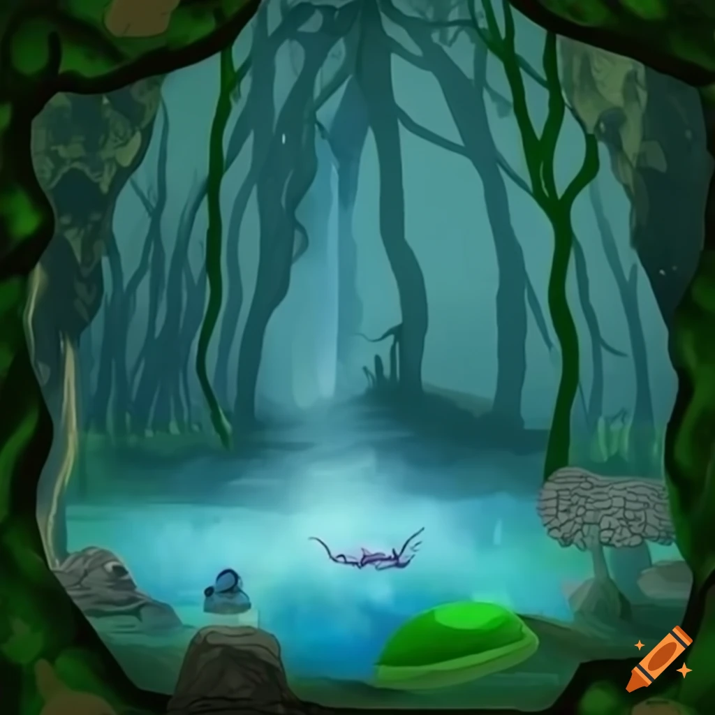 Enchanted forest scene with fairy and Labrador, enhanced with magical ...