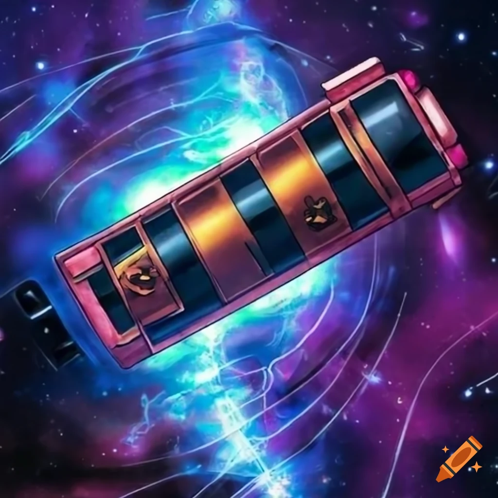 Yugioh art card featuring a battery in space on Craiyon