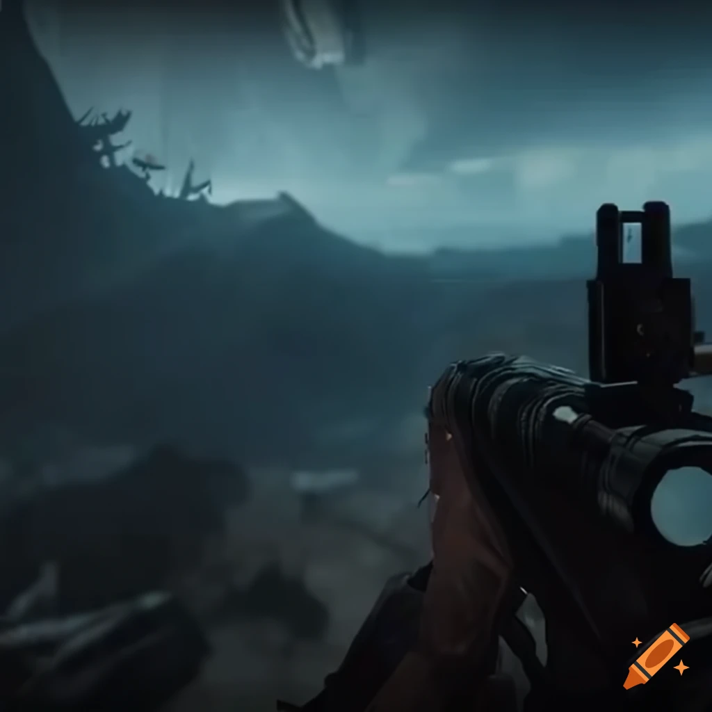 Fallout and destiny 2 fusion concept on Craiyon