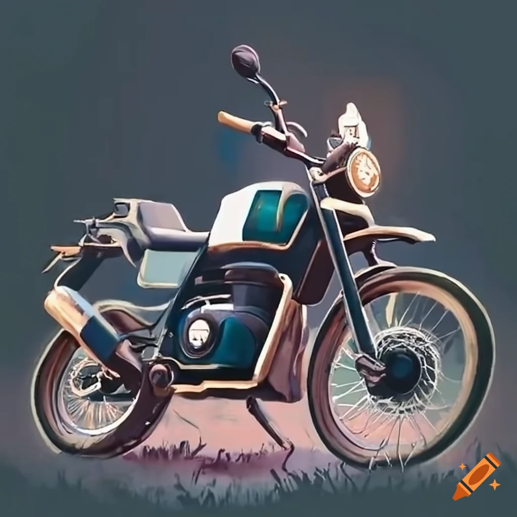 Himalayan bike on Craiyon