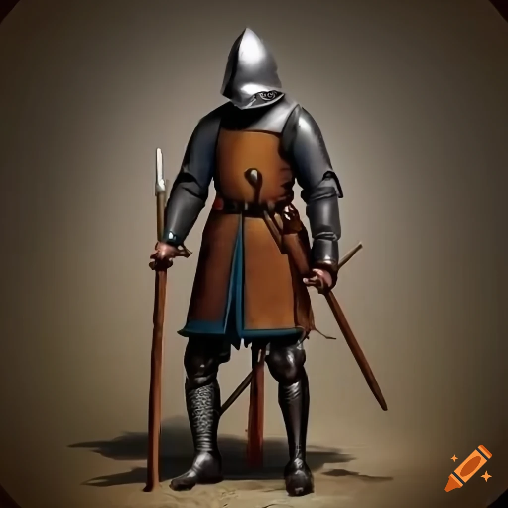 Medieval militia on Craiyon