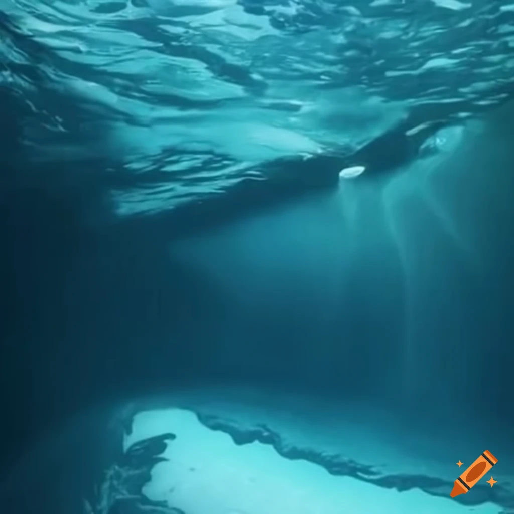 Under the sea, caustics, mystery on Craiyon