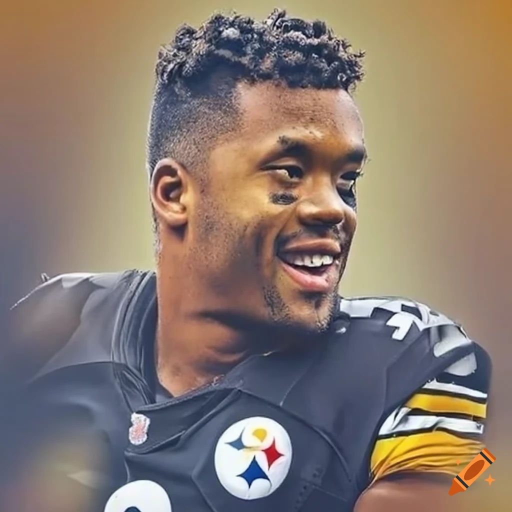 Russell wilson of the steelers on Craiyon