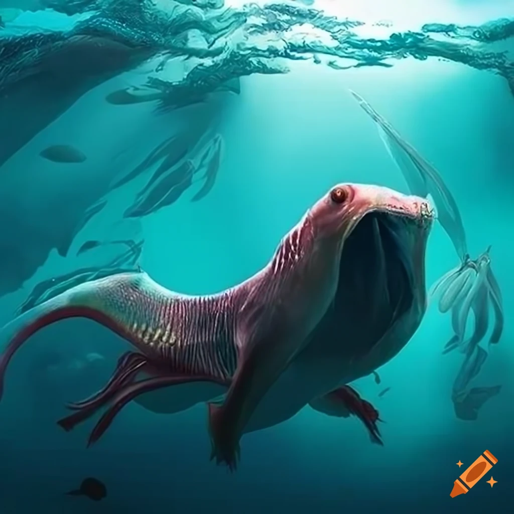 Sea creature on Craiyon