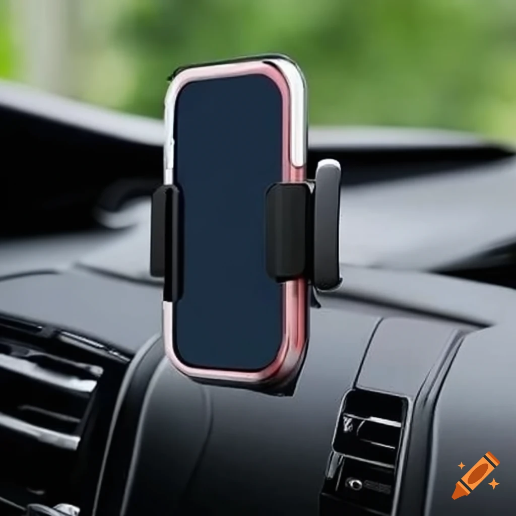 Drive safely car phone holder on Craiyon