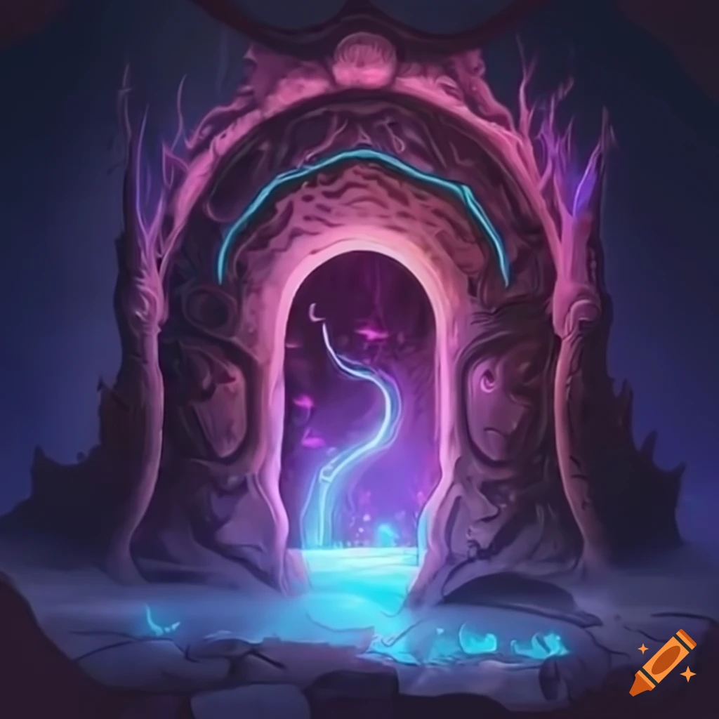 Magic portal on Craiyon